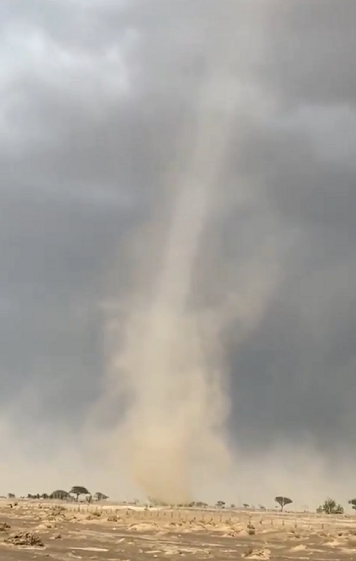 Watch: Dust storm, hail in some areas of UAE; residents warned of flash ...