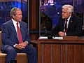 George W Bush shows off paintings with Jay Leno | Khaleej Times