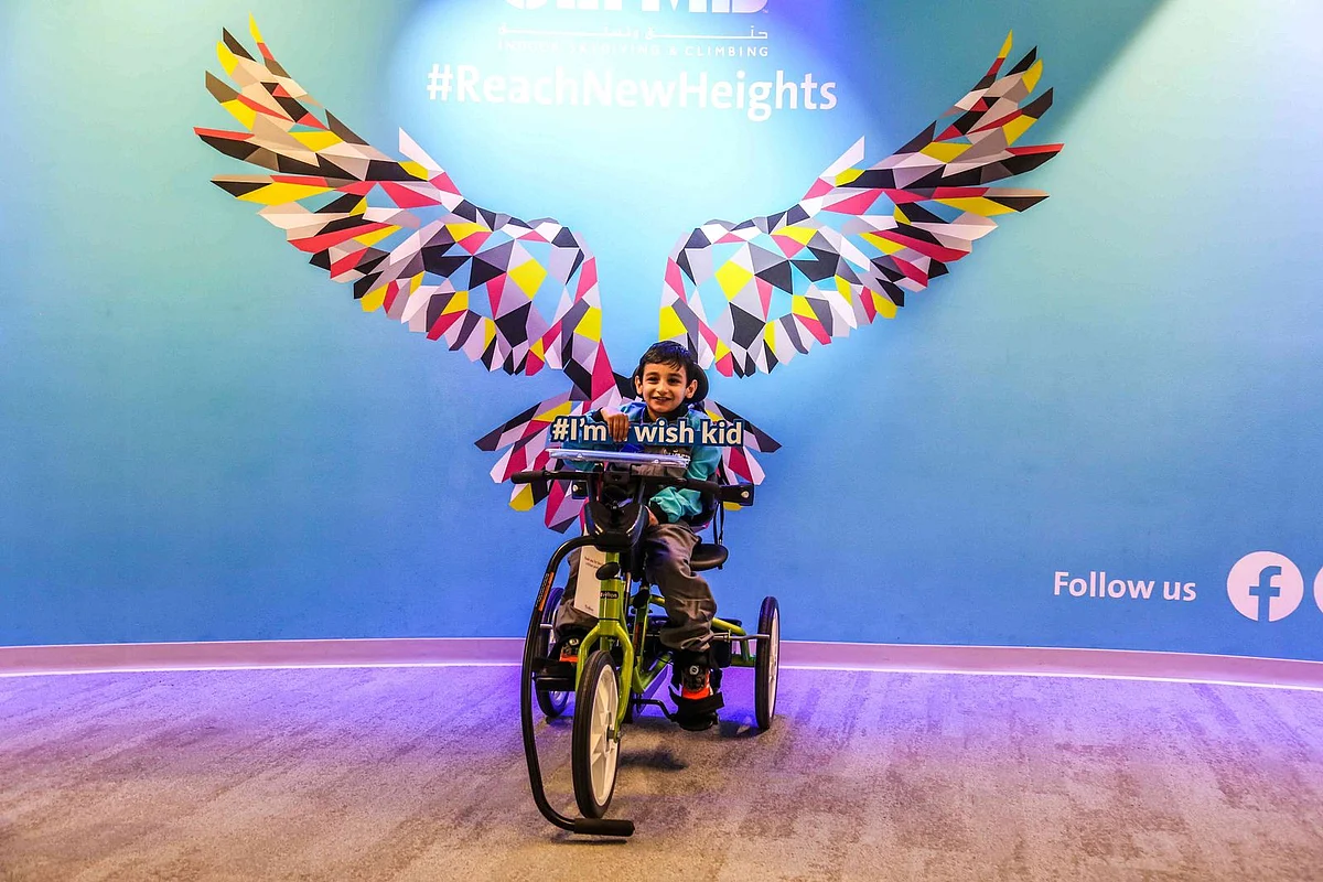 Watch: 8-year-old boy with spastic cerebral palsy flies inside world's ...