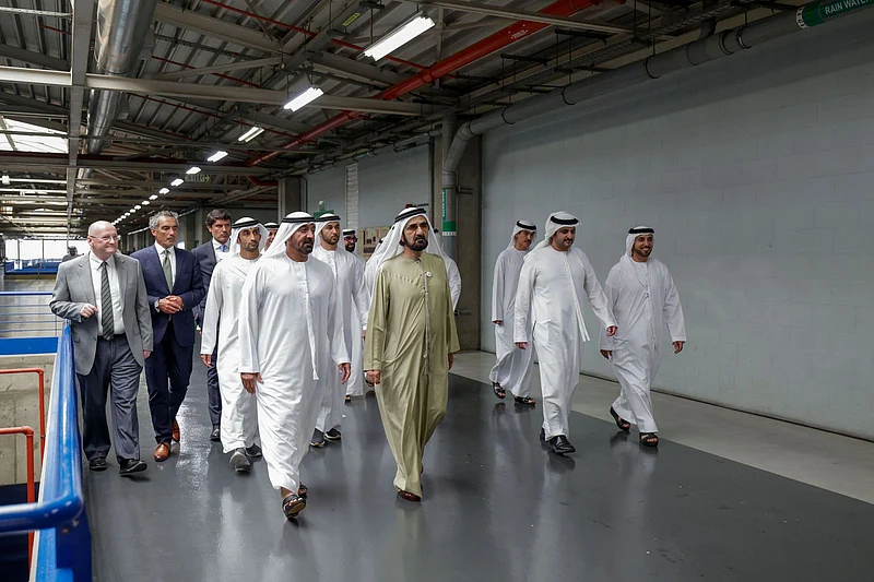 Watch: Sheikh Mohammed visits Emirates engineering centre