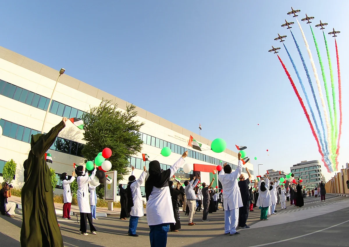 Thank you heroes: UAE aerobatics team paints Dubai sky to honour ...