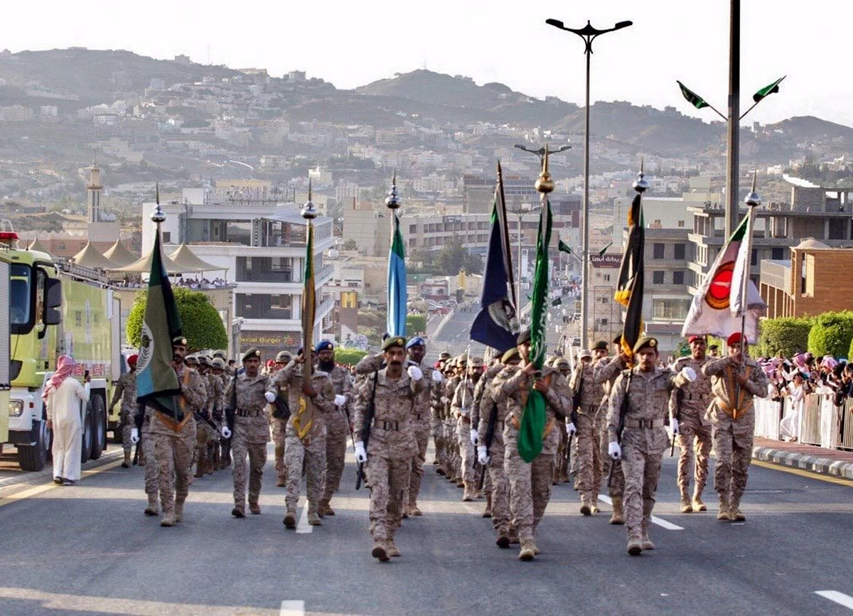 Photos: Saudi National Day celebrations begin with military parade in ...
