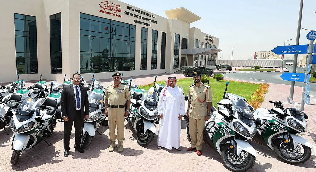 Dubai Police adds 24 Kawasaki Concours bikes to its fleet | Khaleej Times