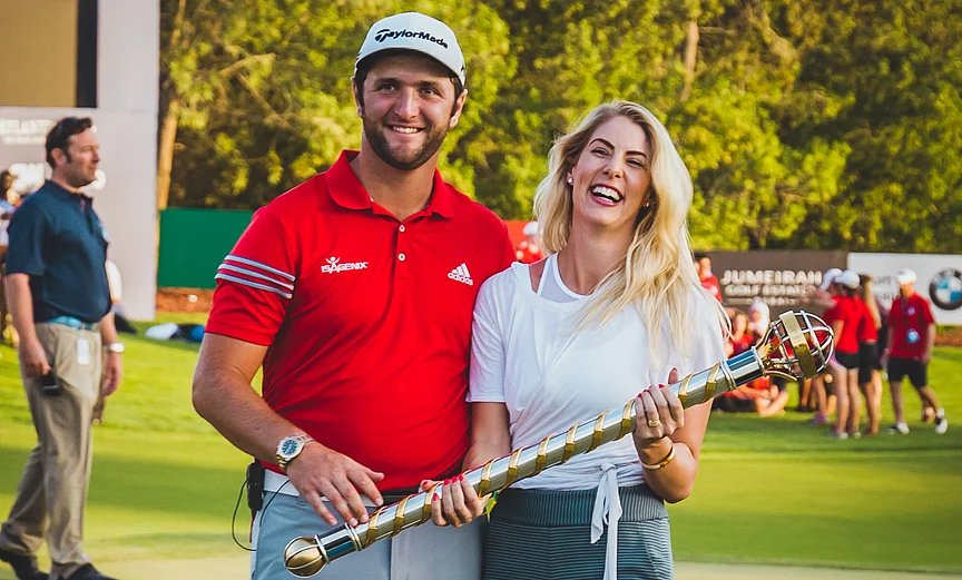 Rahm feels honoured to be in the league of top golfers