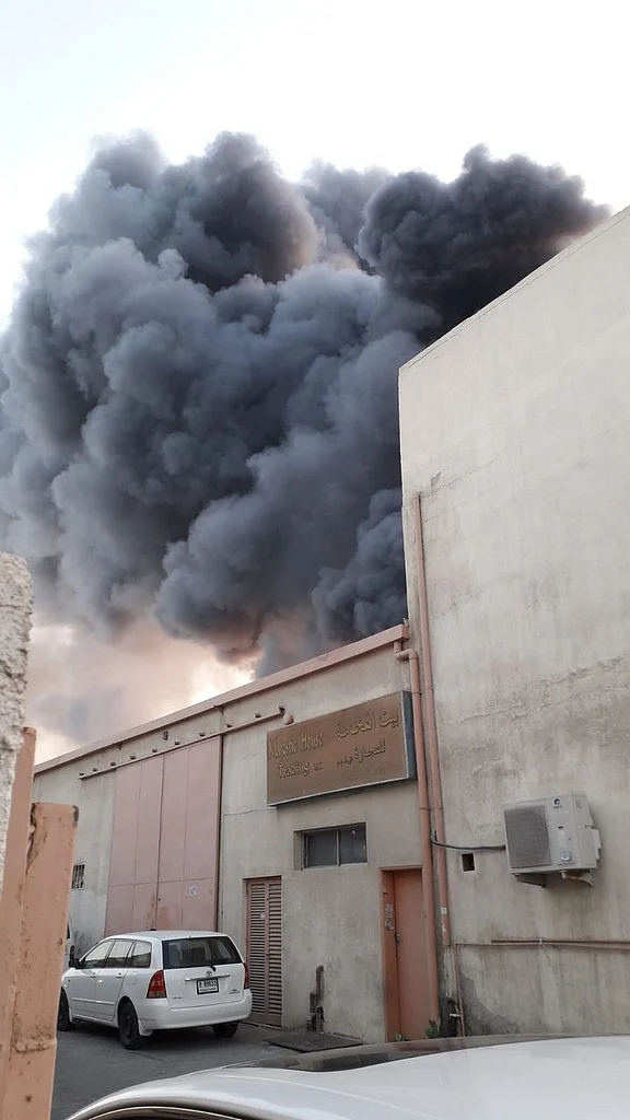 Video: Residents evacuated as fire breaks out in Dubai neighbourhood ...
