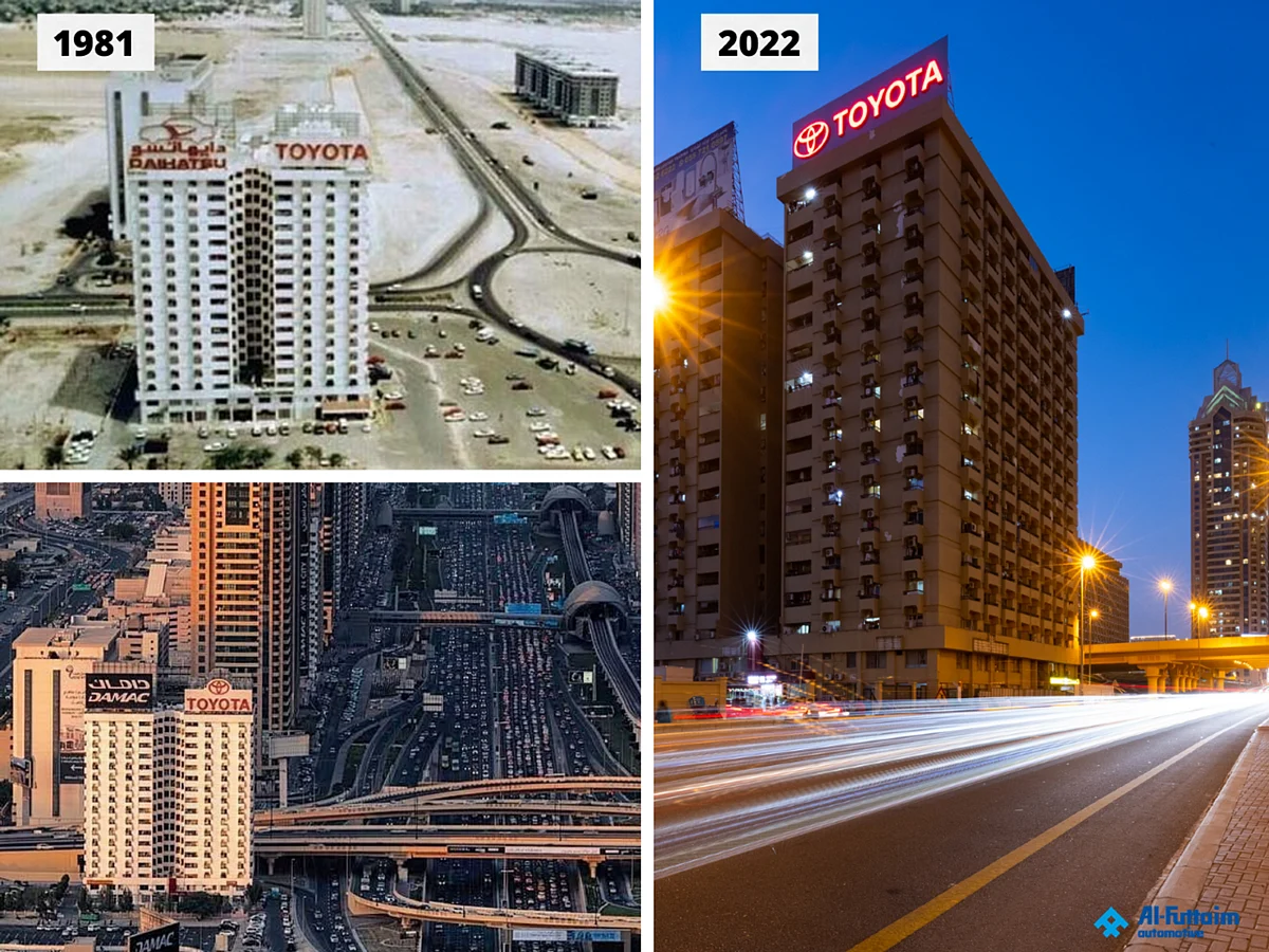 Photos: How Dubai's Toyota building stood tall as skyscrapers shot up ...