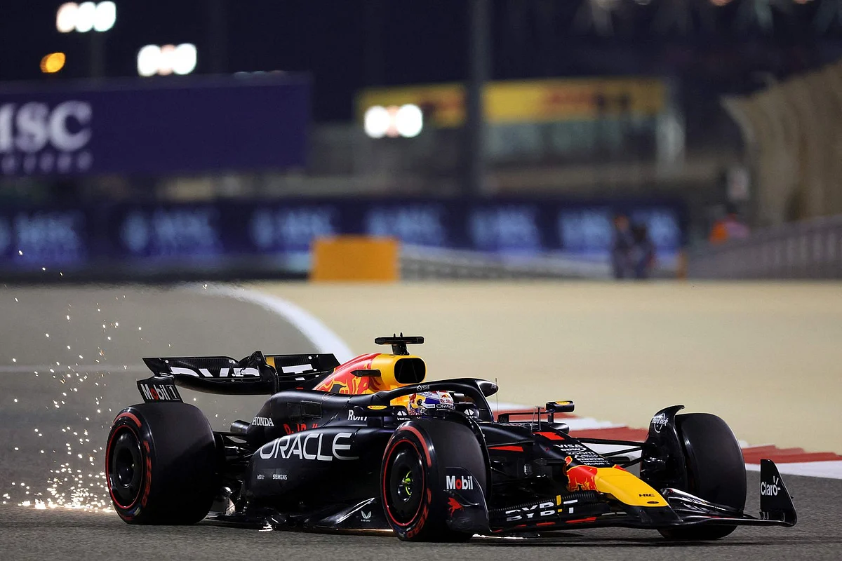 Verstappen battles the wind for F1 season’s first pole in Bahrain ...