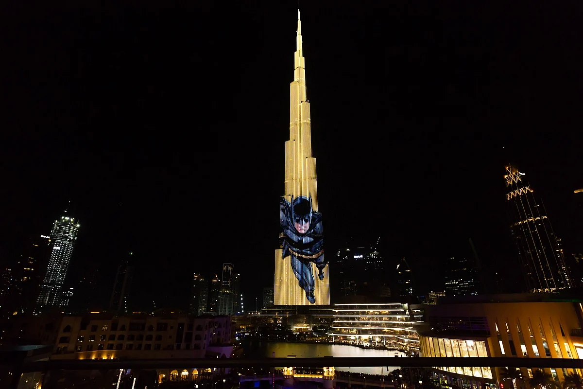 Batman, Superman scale Dubai's Burj Khalifa | Khaleej Times
