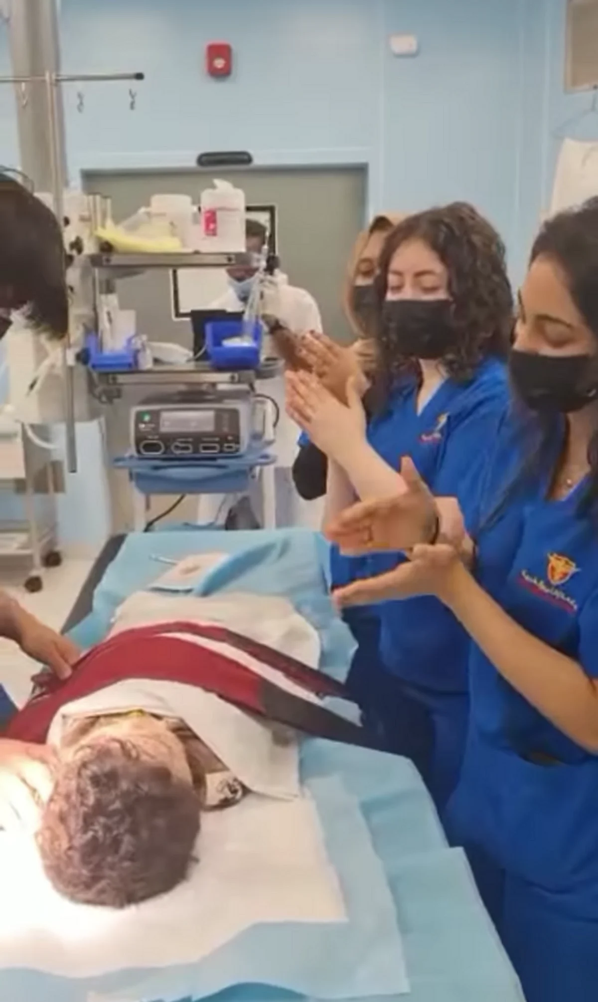 Video: UAE medical students distract crying baby during surgery by ...