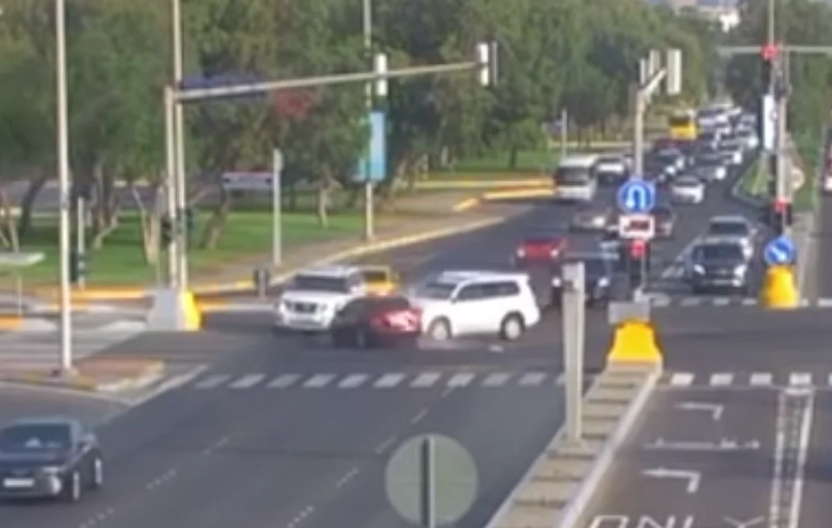 Watch: UAE police share shocking video of multi-car crash; warn of Dh1 ...