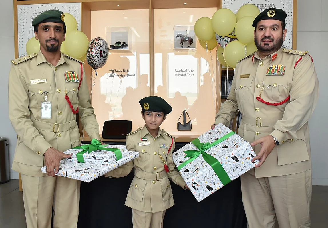 Dubai Police take 8-year-old Indian boy on patrol, celebrate birthday ...