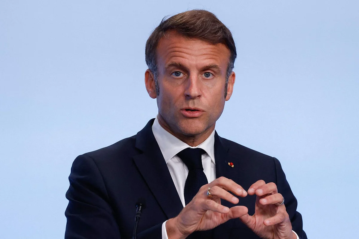 Macron will swim in Seine but 'not necessarily' before Olympics ...