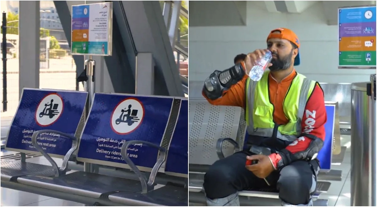 Dubai: RTA adds rest areas for delivery riders at Metro, bus stations ...