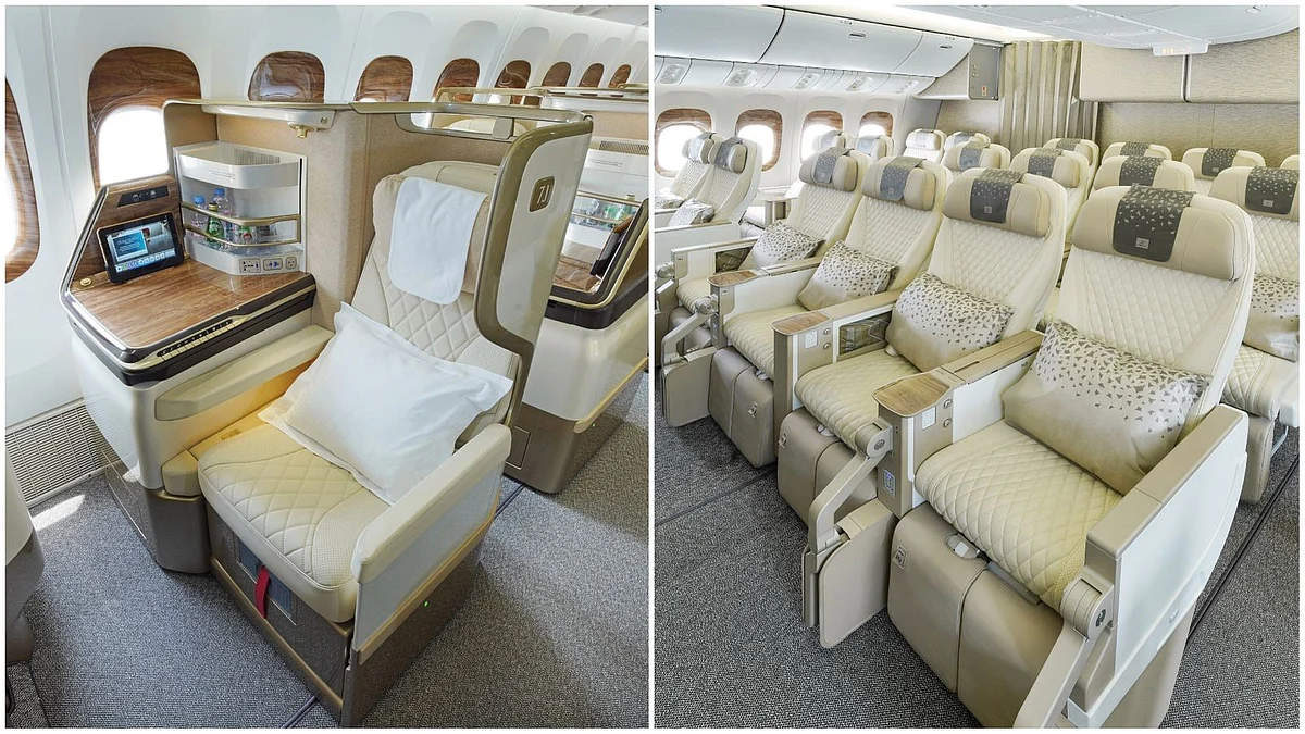 Look: Emirates' all-new seats, cabins on first retrofitted aircraft ...