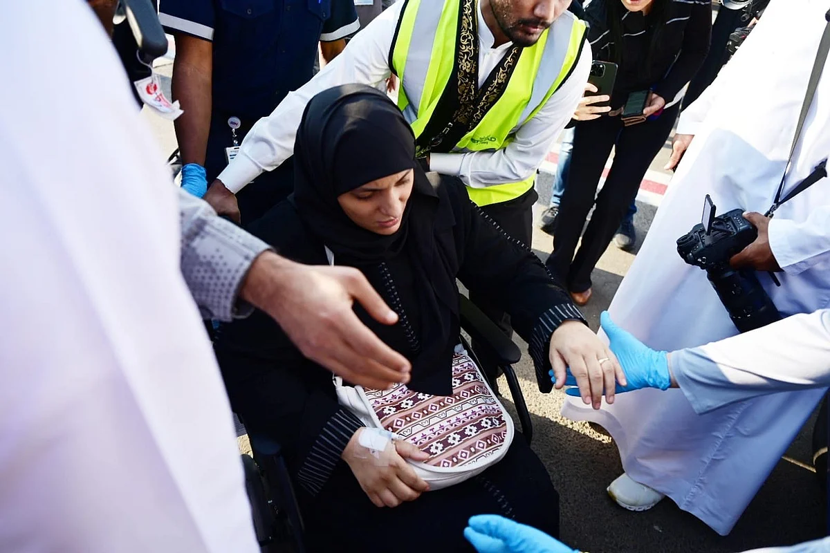 UAE flight with Gaza victims: ‘I am relieved,’ says pregnant ...