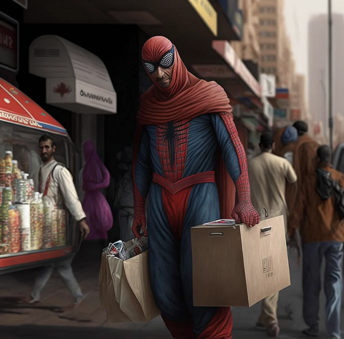 Trending: UAE artist behind viral 'Satwa Superheroes' decodes AI ...