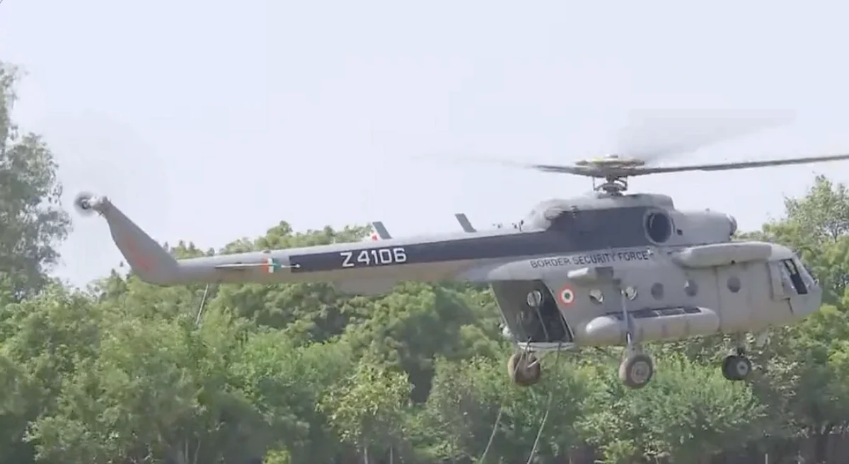 Watch: Delhi Police conduct helicopter slithering exercise ahead of G20 ...