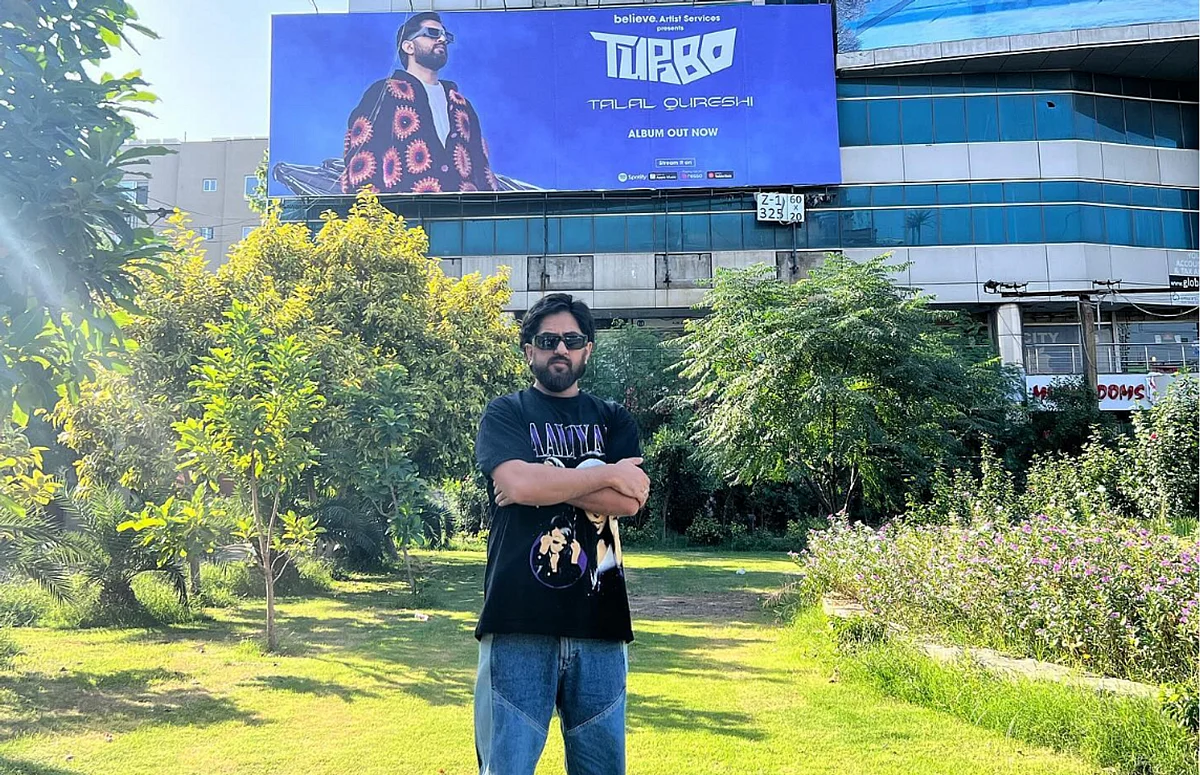 Pakistani artist Talal Qureshi shines bright on Times Square billboard ...