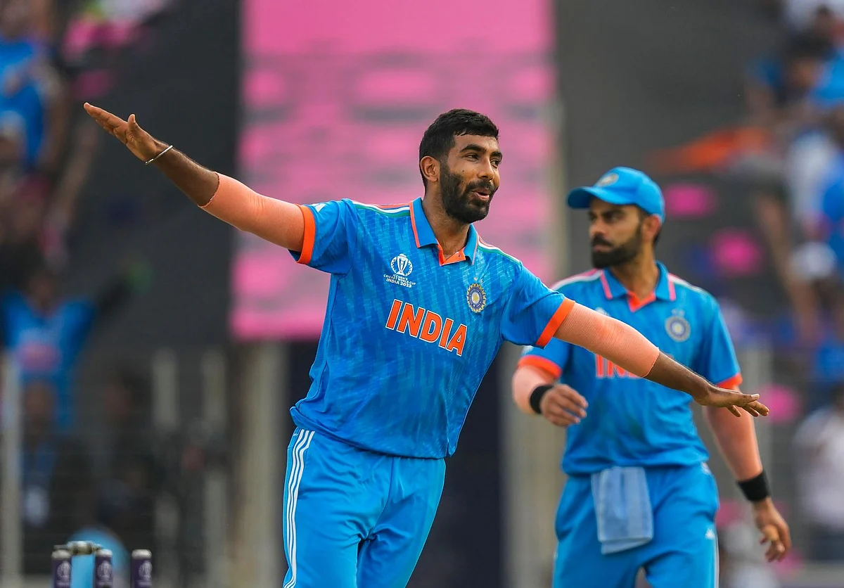 Cricket World Cup 2023: Bumrah's Man Utd 'temple' celebration goes ...