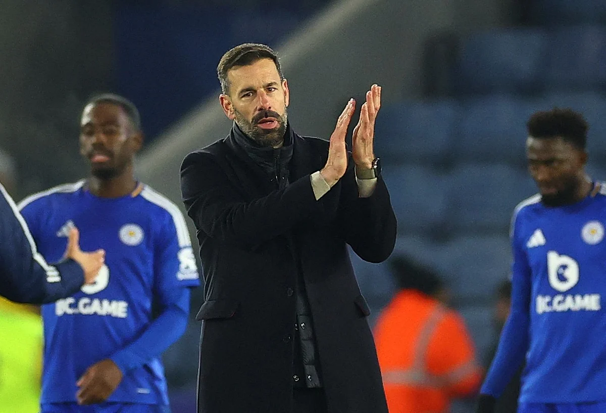 Leicester boss Van Nistelrooy pleased with win but keeping feet on the ...