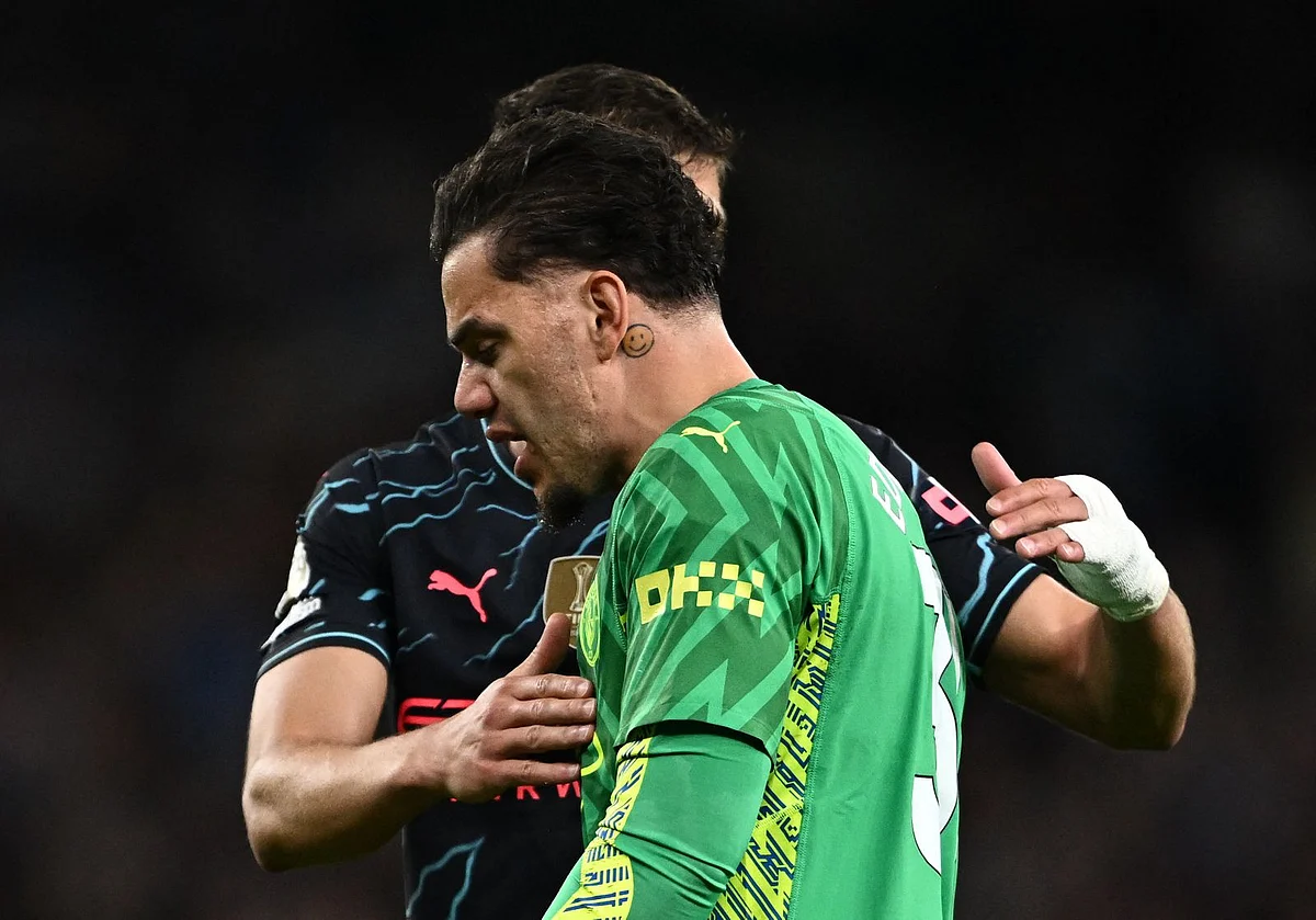 City keeper Ederson out for rest of season with eye injury | Khaleej Times