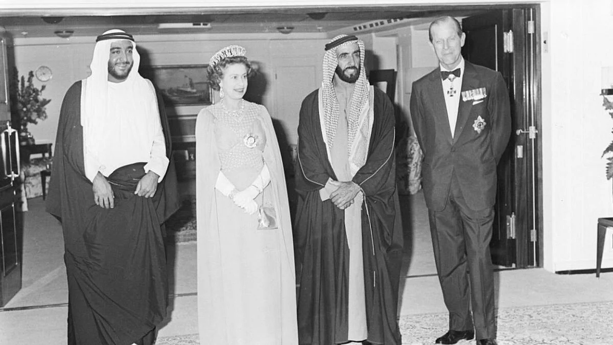 Look: Rare photos chronicle Queen Elizabeth's visits to UAE | Khaleej Times