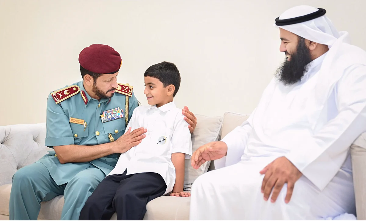UAE: Schoolboy saves classmate's life; honoured by Sharjah Police ...