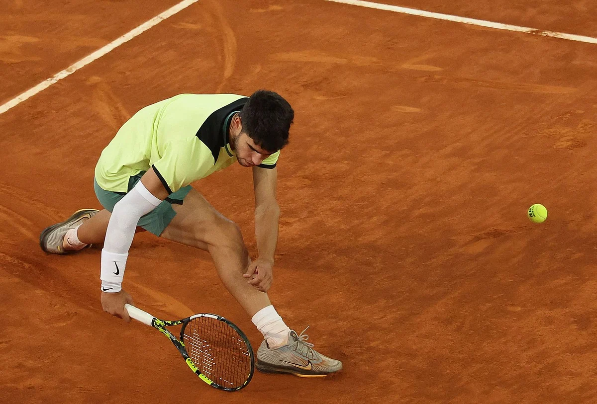 Recurring forearm soreness forces Alcaraz out of Italian Open | Khaleej ...