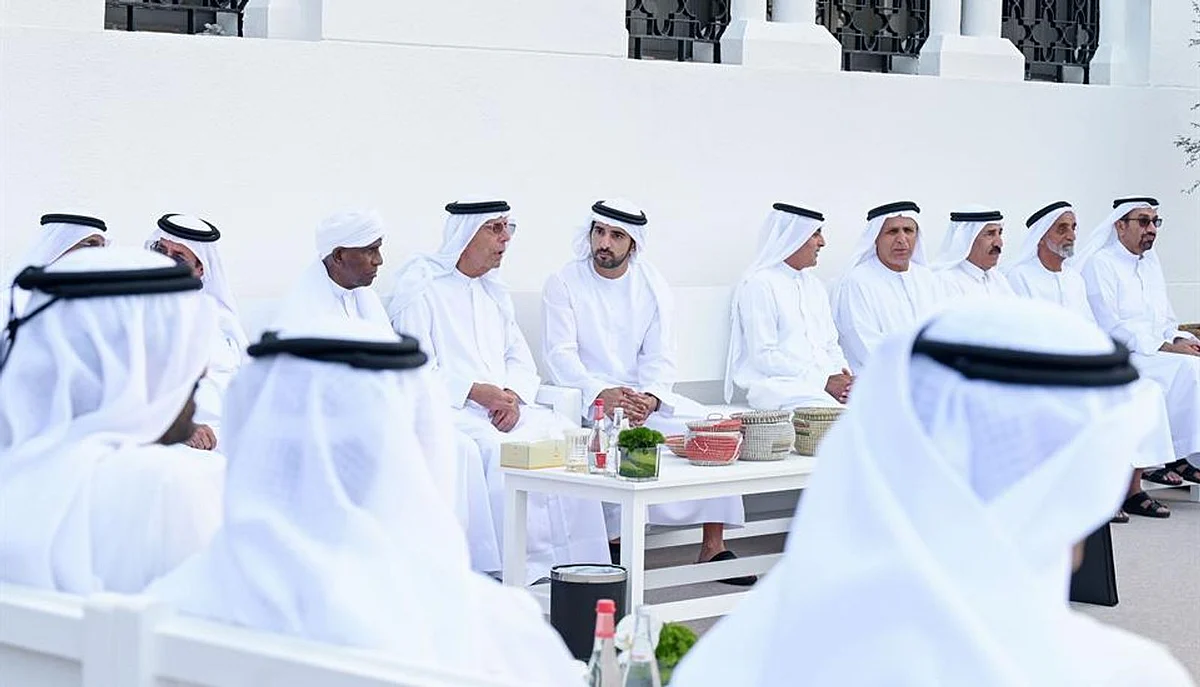 Watch: Sheikh Hamdan meets dignitaries and senior officials at Zabeel ...