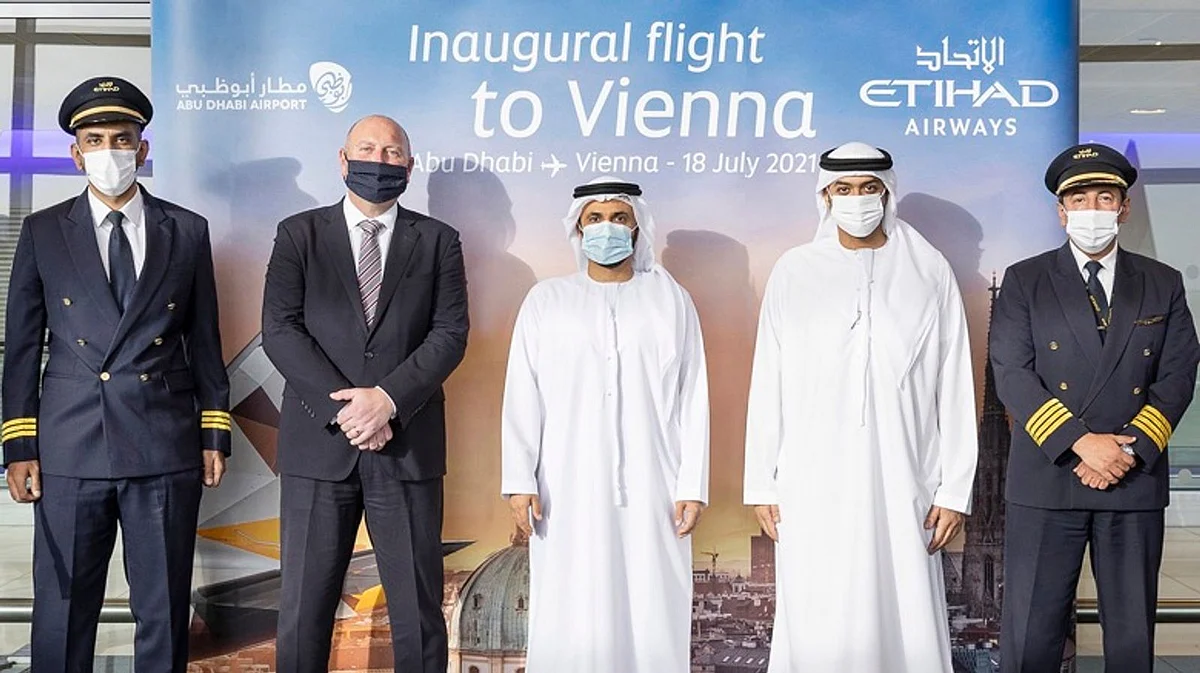 Etihad launches 65th destination with first flight to Vienna | Khaleej ...