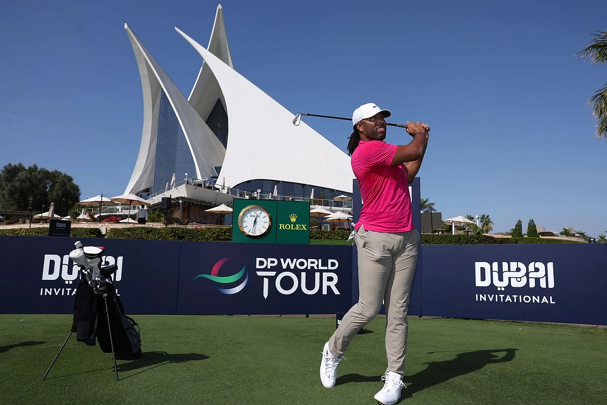 NFL legend Fitzgerald bowled over by Dubai golf courses | Khaleej Times
