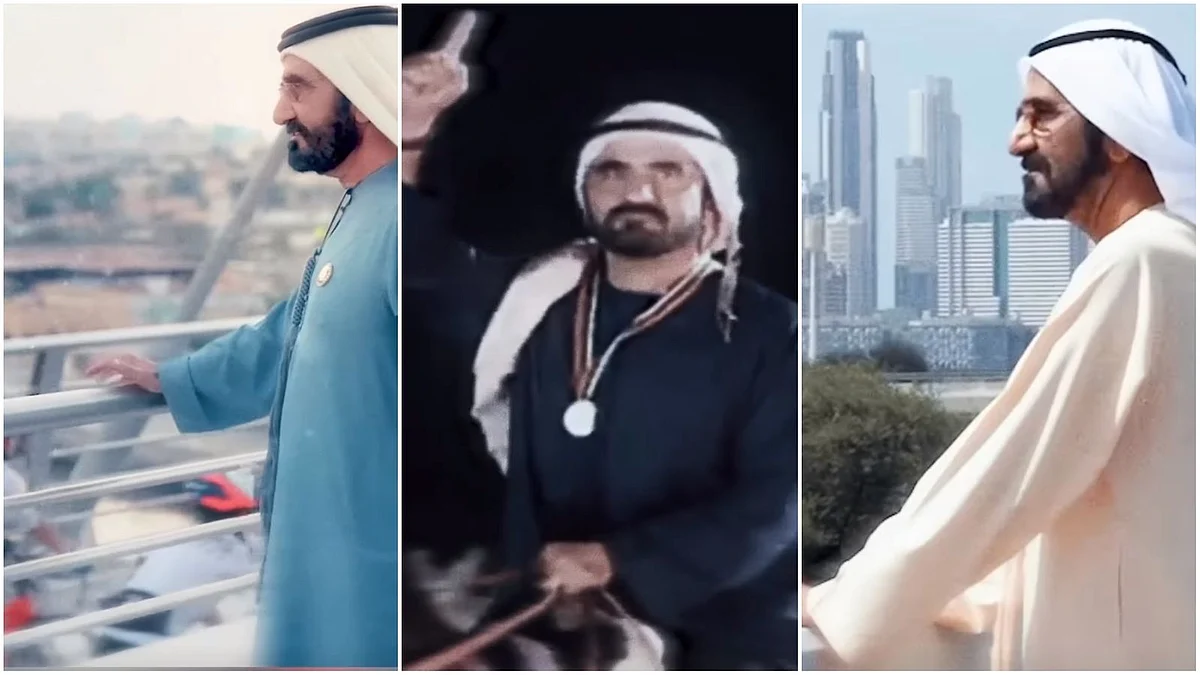 Watch: Sheikh Hamdan shares rare clips of Sheikh Mohammed in ...