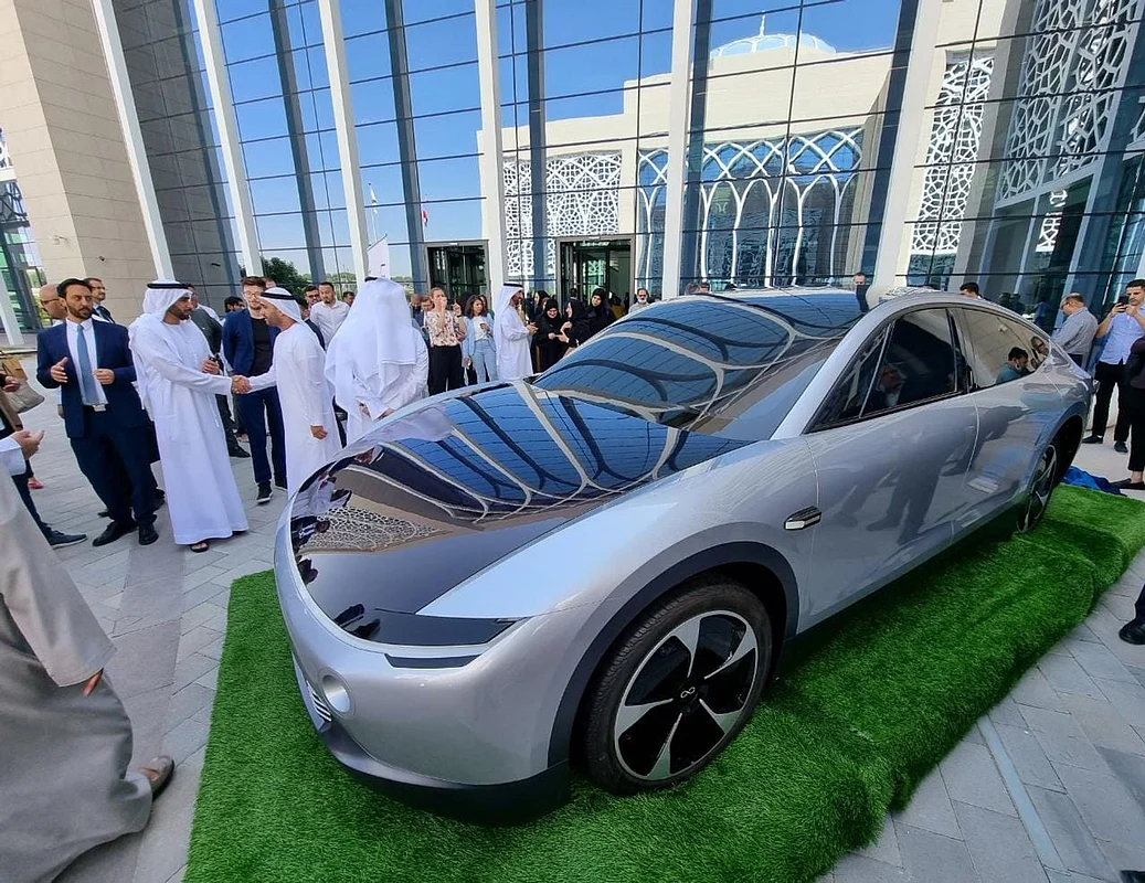 UAE: Dh900,000 solar car launched in Sharjah | Khaleej Times