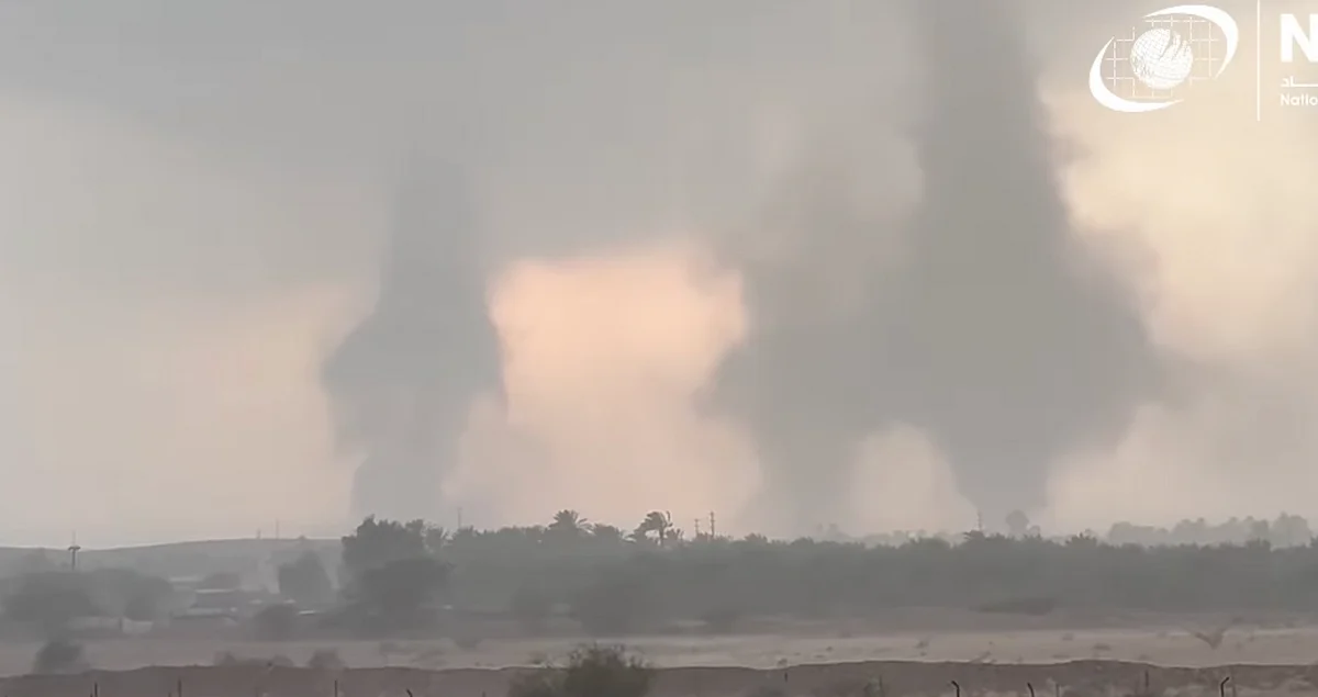 Watch: Tornado-like 'dust devil' storm, lightning hit parts of UAE ...